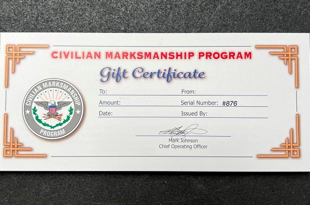 Civilian Marksmanship Program eStore